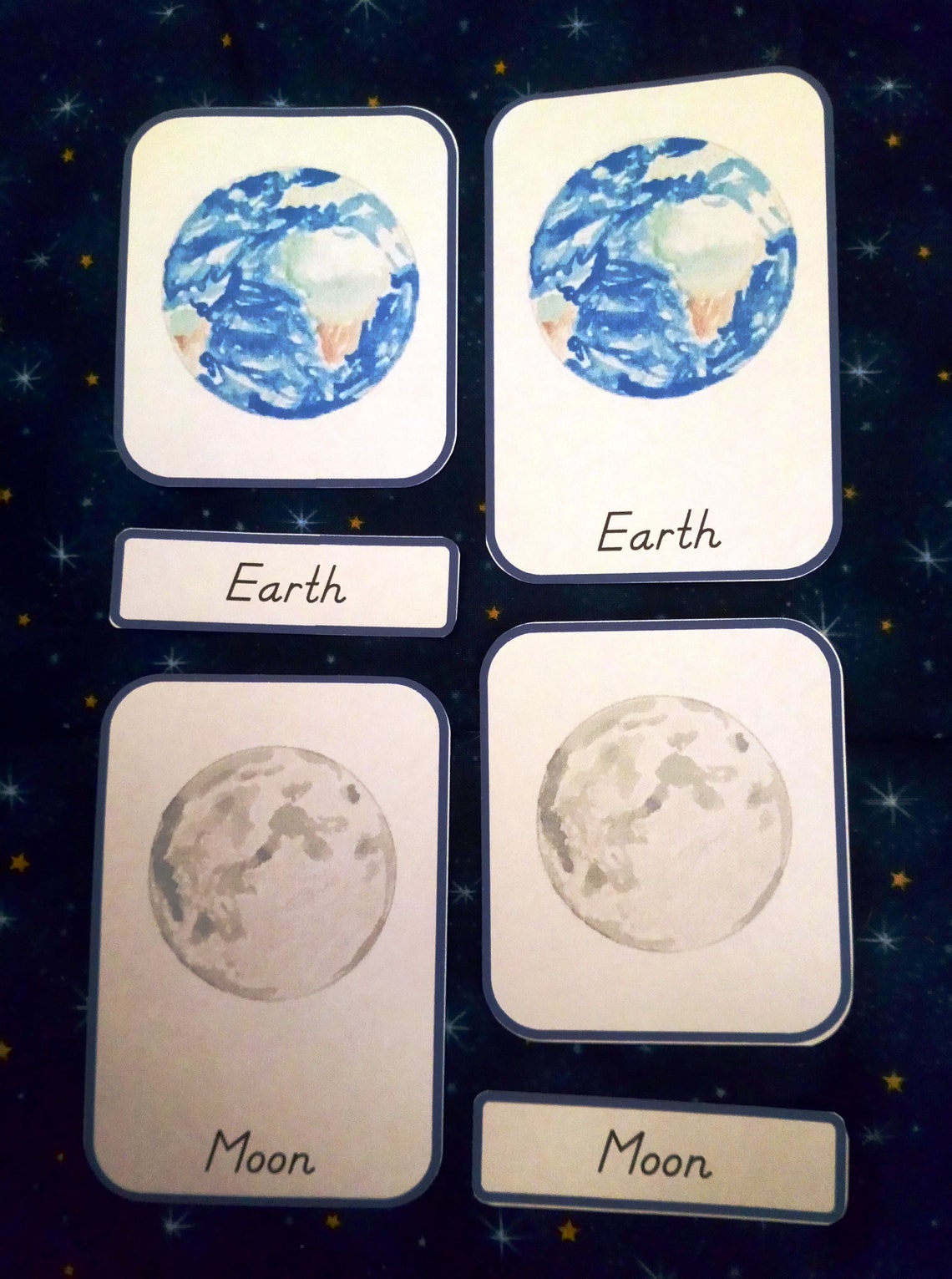 PRINTABLE Planet Nomenclature Cards. Solar System 3 Part Cards - Etsy