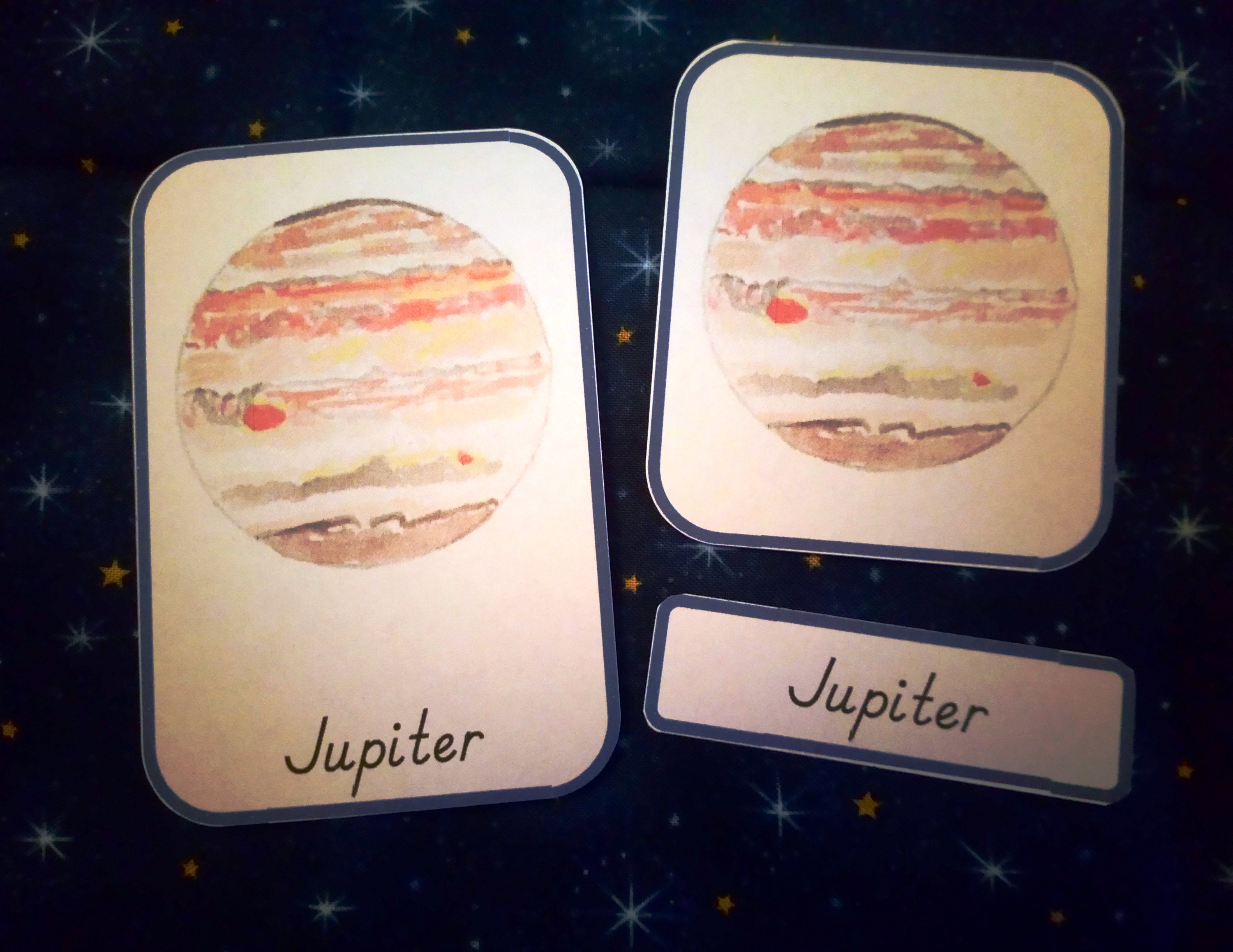 PRINTABLE Planet Nomenclature Cards. Solar System 3 Part Cards - Etsy