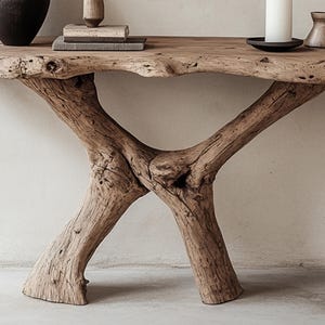 Rustic Side Table Console Table Modern Custom Console Table Farmhouse ...