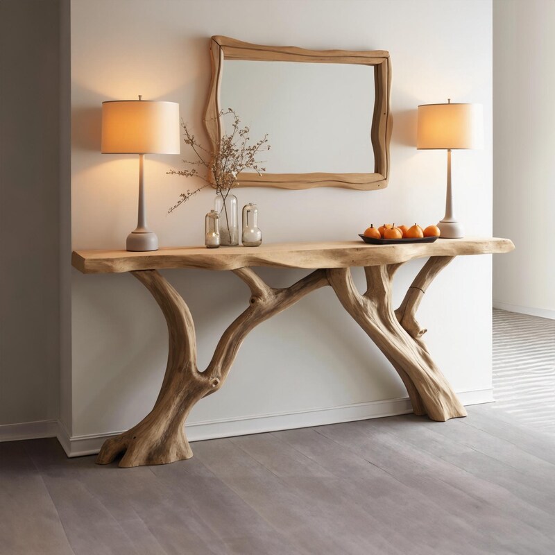 Live Edge Console - Etsy