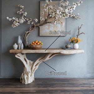 Rustic Entry Way Table Farmhouse Wooden Console Furniture Modern Side ...