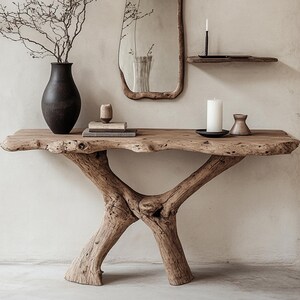 Rustic Side Table Console Table Modern Custom Console Table Farmhouse ...