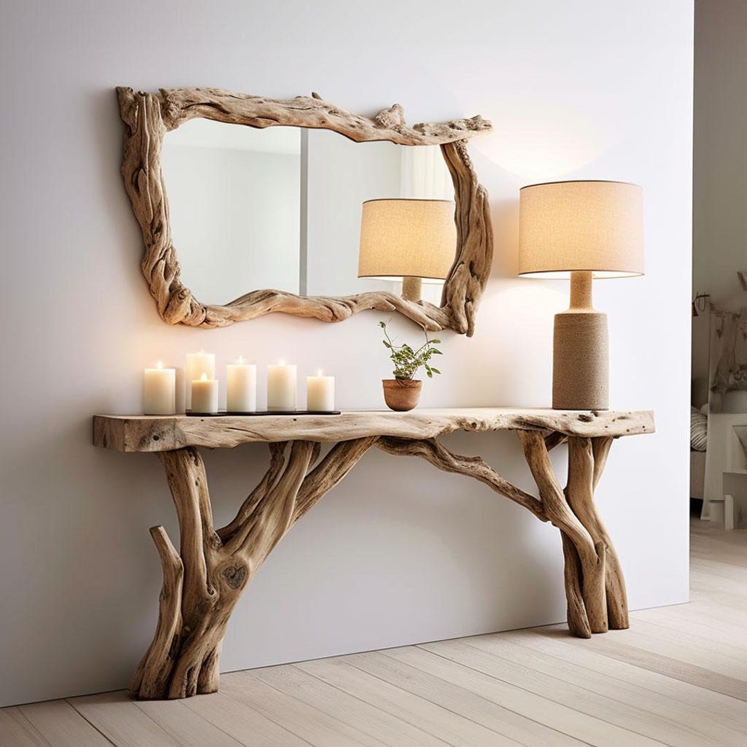 Rustic Console Table Custom Console Table Farmhouse Console Table Wood ...