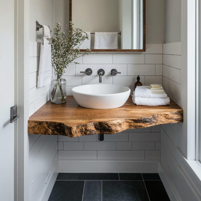 Live Edge Vanity - Etsy