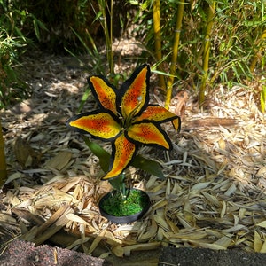 Glowing Sunnydelion Flower, Enchanted Flower Lamp, Home Decor, Flower ...