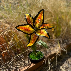 Glowing Sunnydelion Flower, Enchanted Flower Lamp, Home Decor, Flower ...