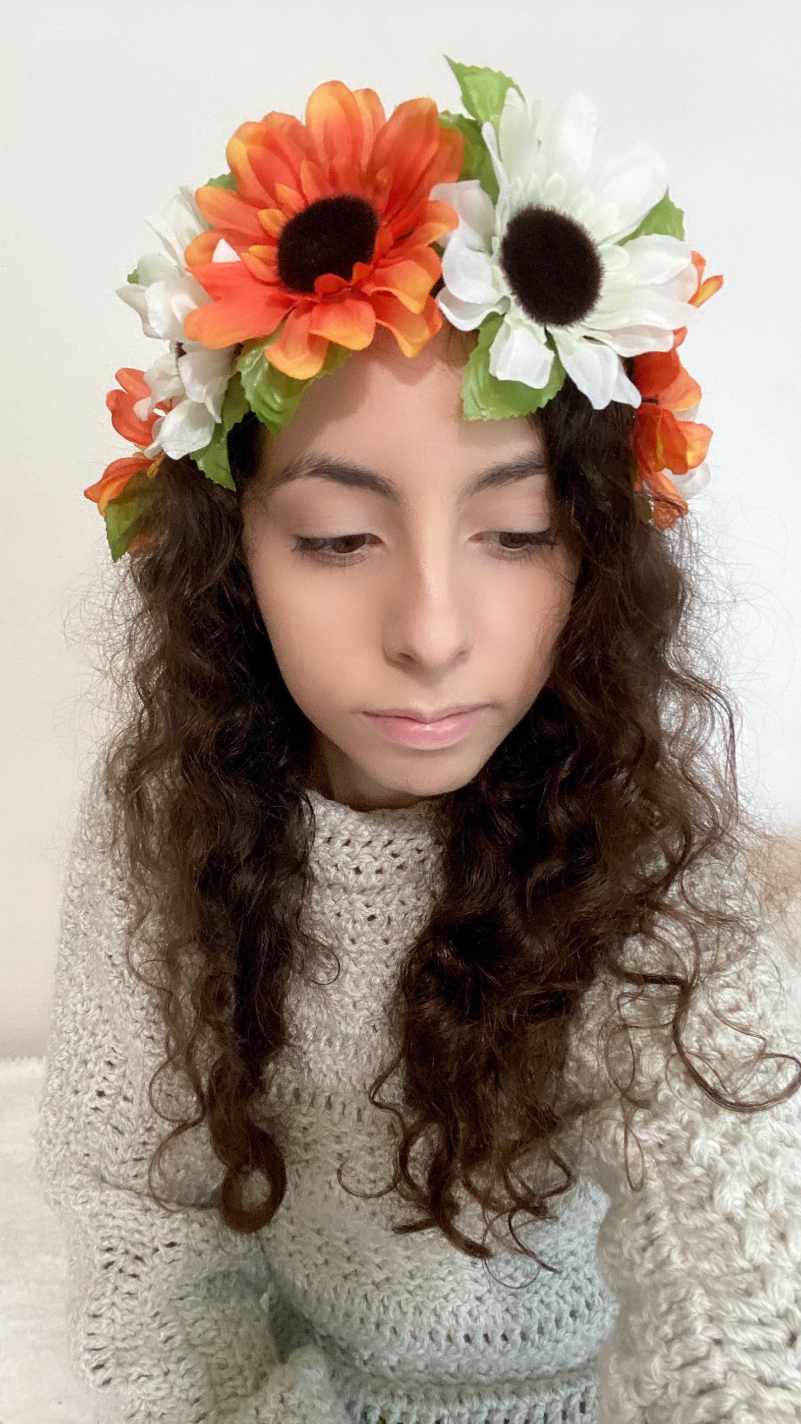 Sunflower Glowing Flower Crown Festival Crown Fairy Crown | Etsy