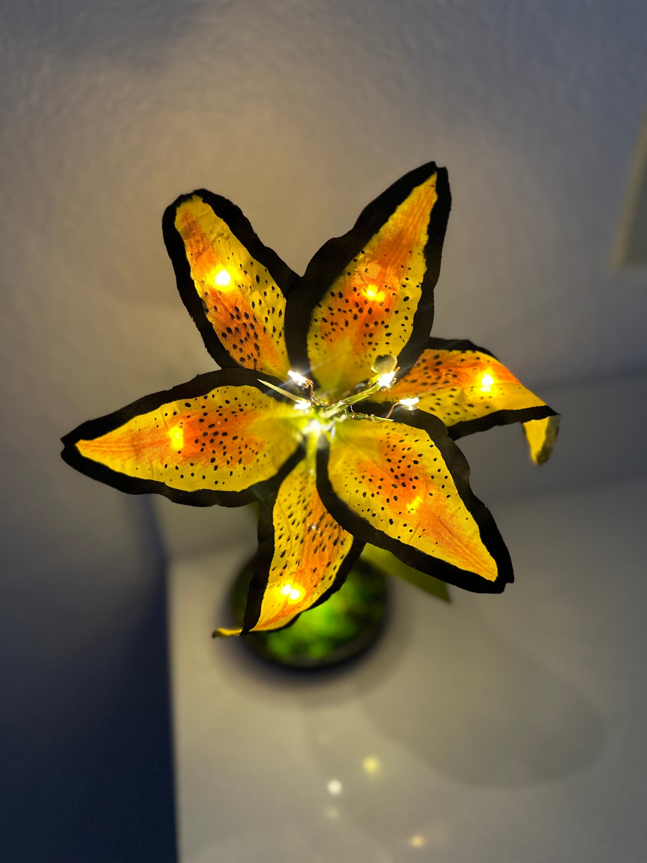 Glowing Sunnydelion Flower, Enchanted Flower Lamp, Home Decor, Flower ...