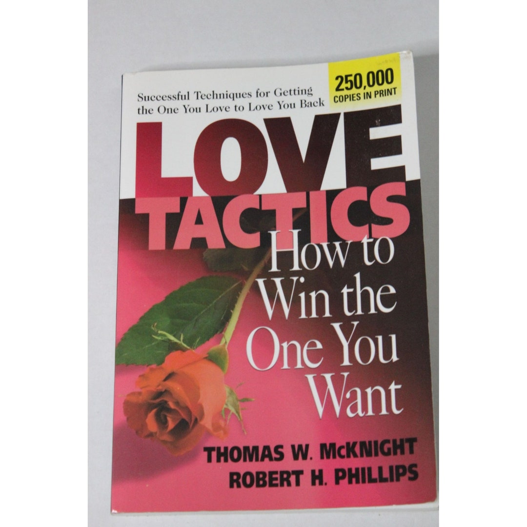 Soft Cover Book "love Tactics" How to Win the One You Want - Etsy