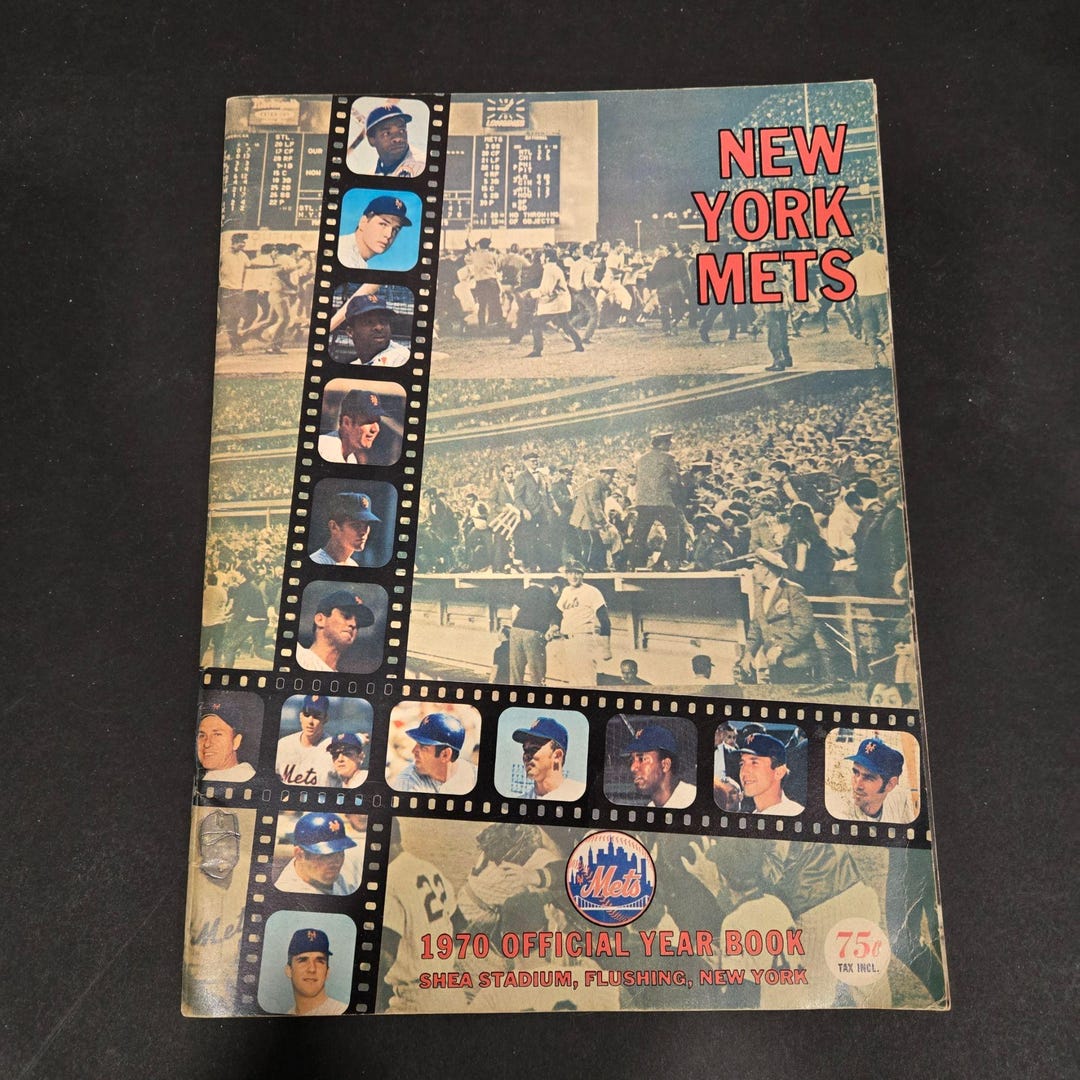 Vitage New York Mets 1970 Official Yearbook - Etsy
