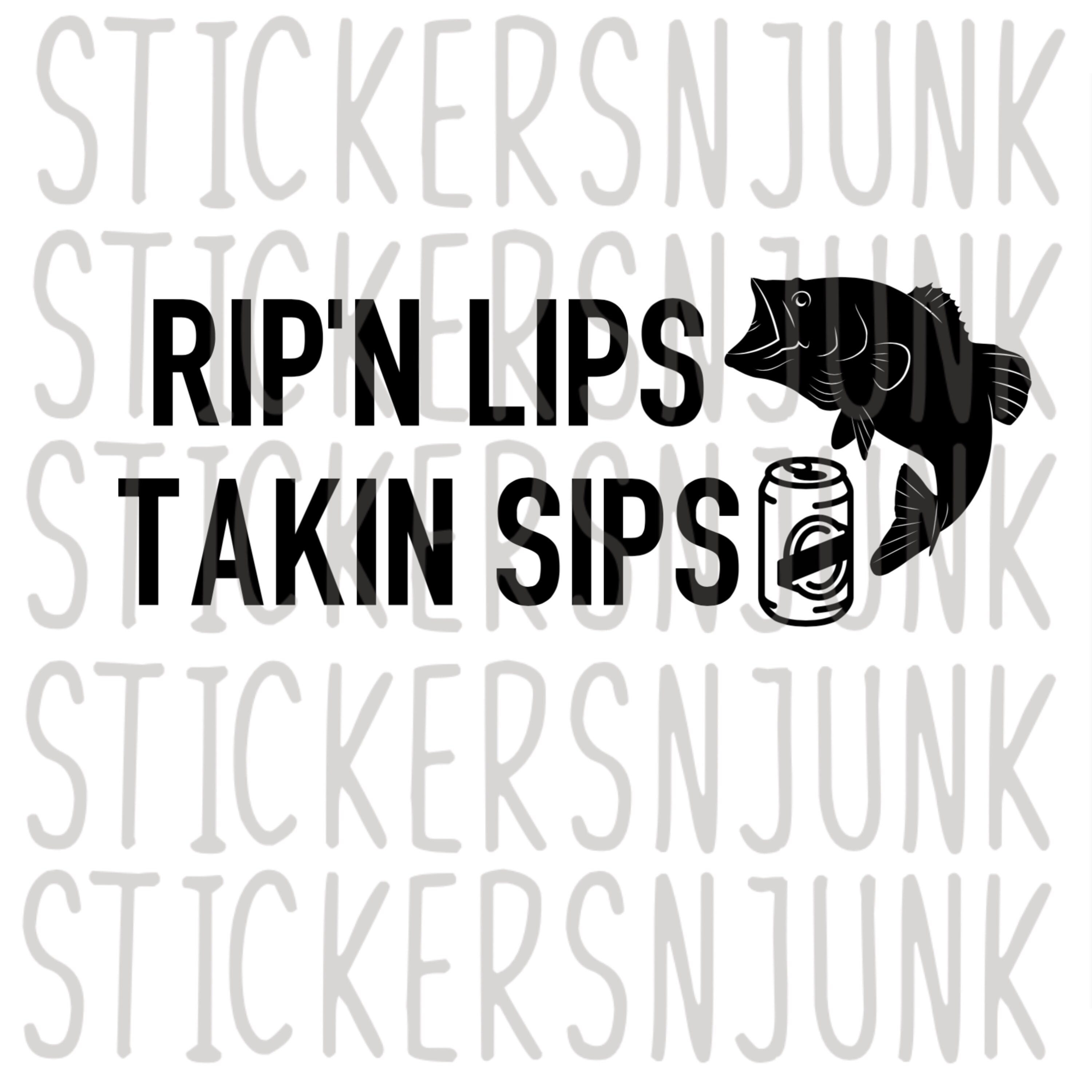 Truck Decals Car Decal Fish Beer Bumper Sticker Fishing - Etsy
