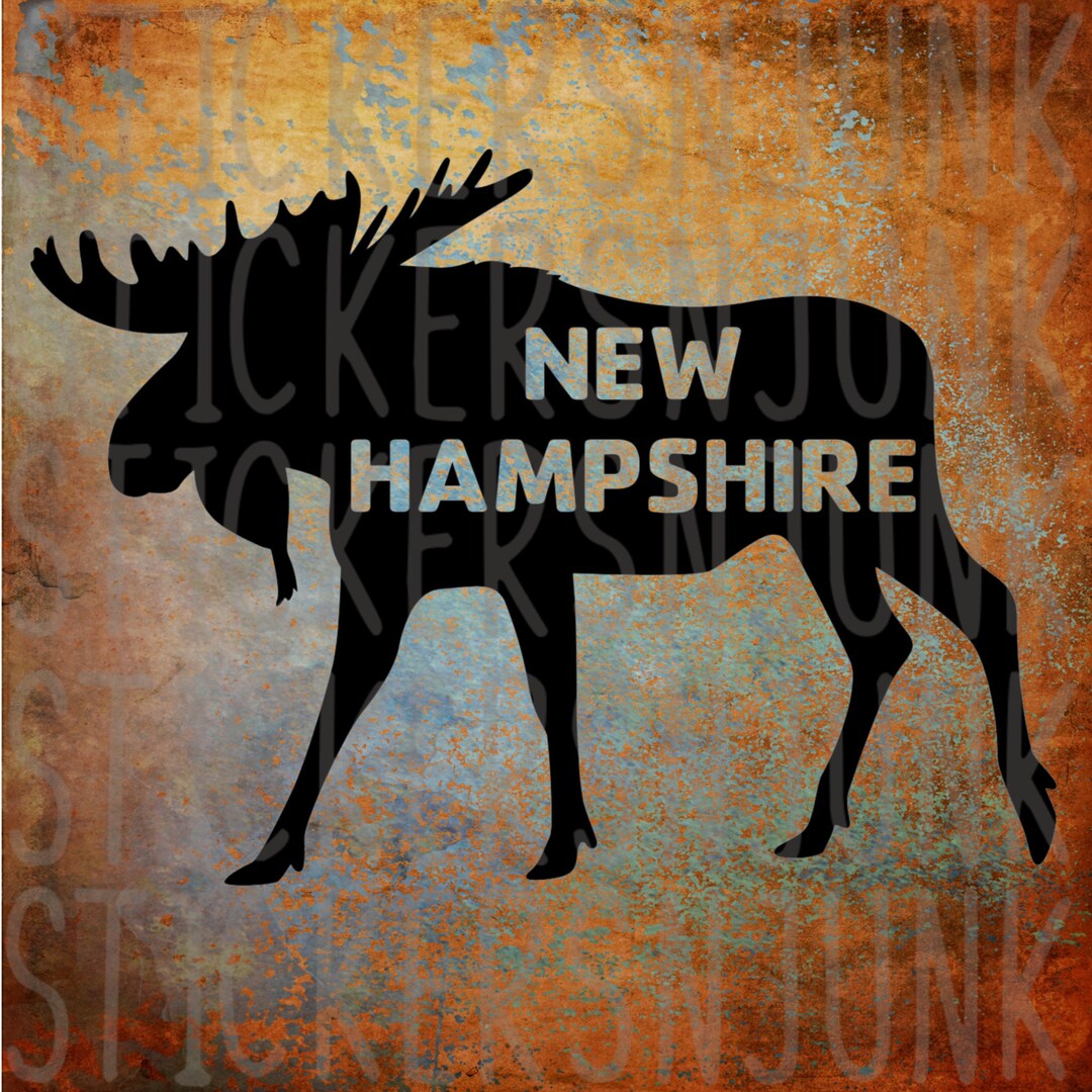 Truck Decals, Car Decal, New Hampshire Car Decal, New England Sticker ...