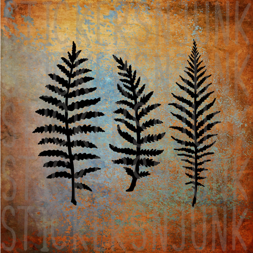 Truck Decals, Fern Car Decal, Bumper Sticker, Fern Stickers, Plant ...