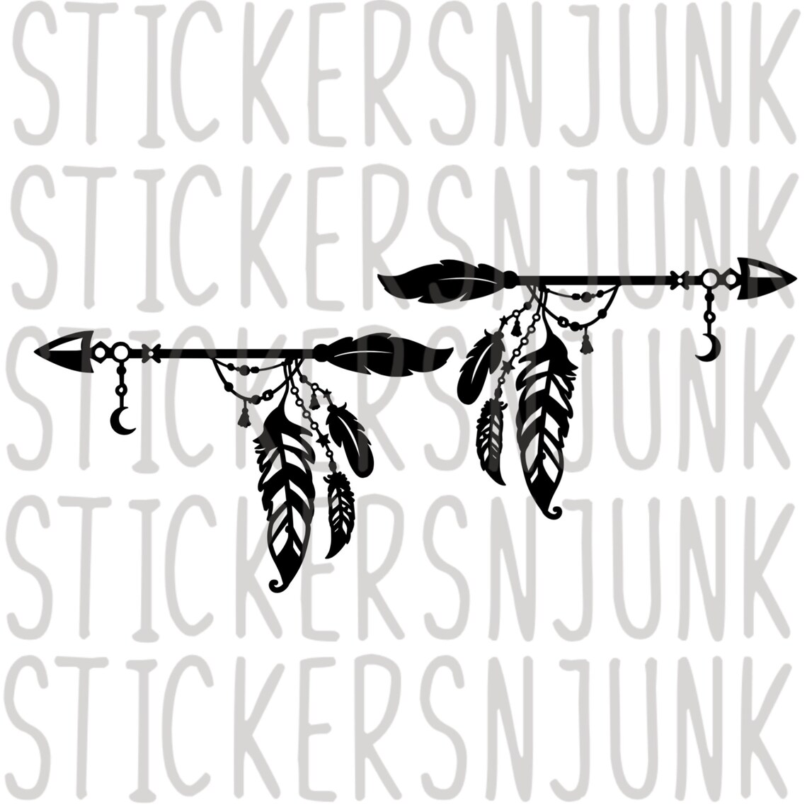 Truck Decals Car Decal Boho Car Decal Car Bumper Sticker - Etsy