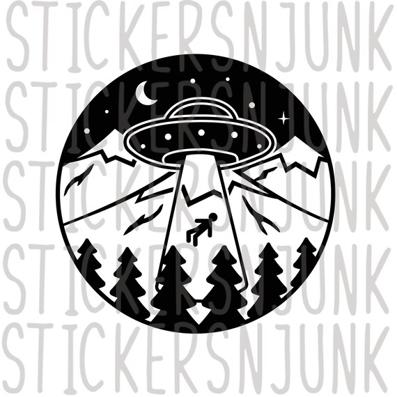 Truck Decals Car Decal Aliens Bumper Stickers Alien | Etsy