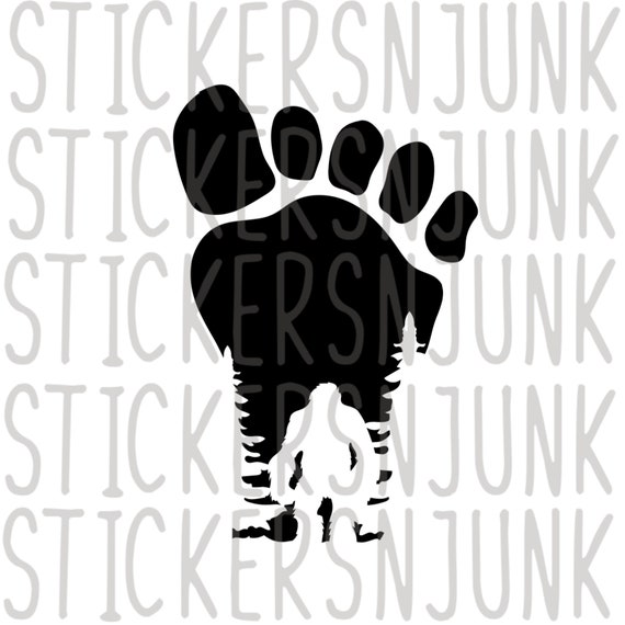 Truck Decal Car Decal Bigfoot Bumper Sticker Sasquatch - Etsy