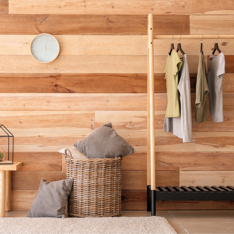 Pflanzkorb aus natürlichem Rattan rund mit Henkel Blumenkorb | Etsy