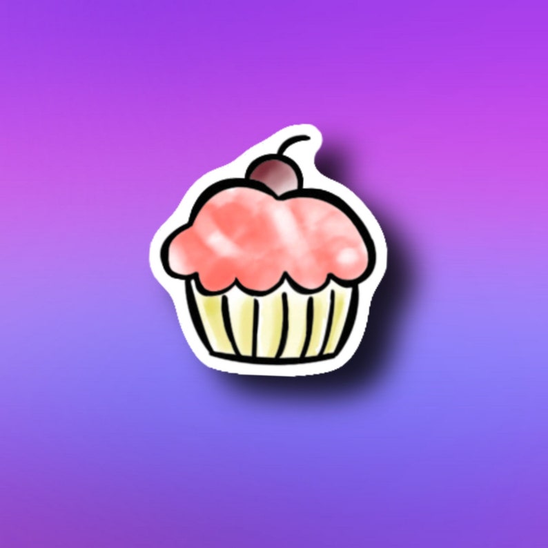 Mini Stickers Cute Dessert Stickers 5 Pieces Aesthetic - Etsy