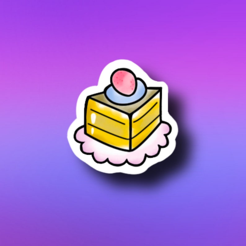 Mini Stickers Cute Dessert Stickers 5 Pieces Aesthetic - Etsy