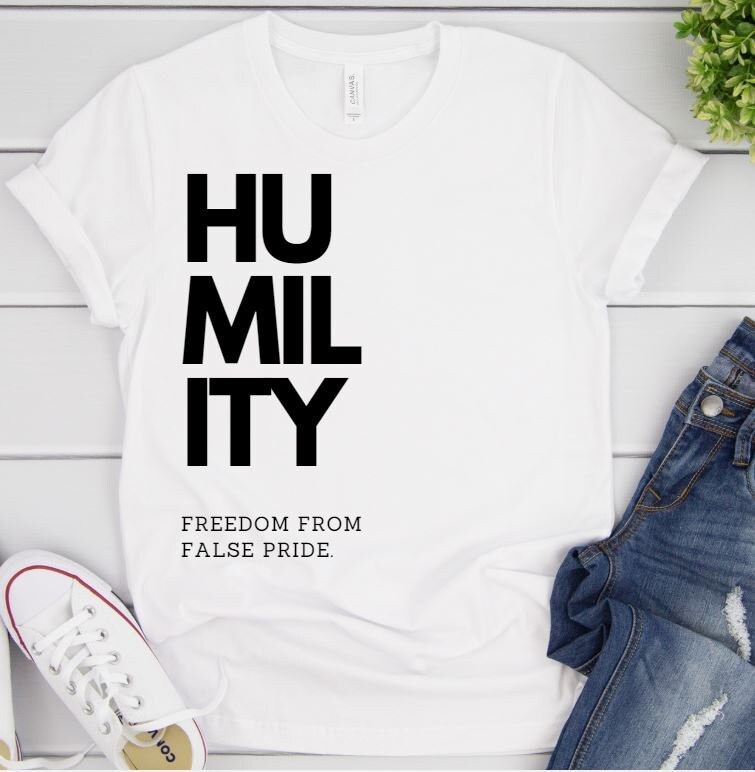 Humility T-shirt - Motivational Christian Shirt, Christian Clothing ...