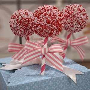 Fake Bake Cake Pops | Faux Cake Valentines Day Display | Birthday Pink ...