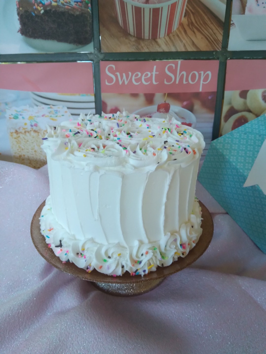 Fake Birthday Cake for Display Faux Birthday Cake Prop - Etsy