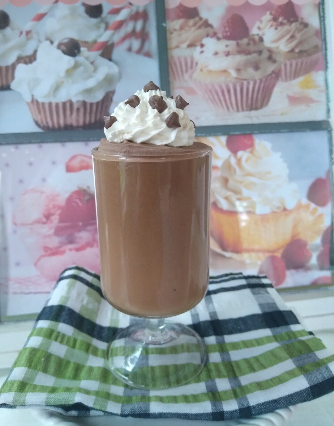 Fake Chocolate Dessert Prop Fake Food Pudding Mousse - Etsy