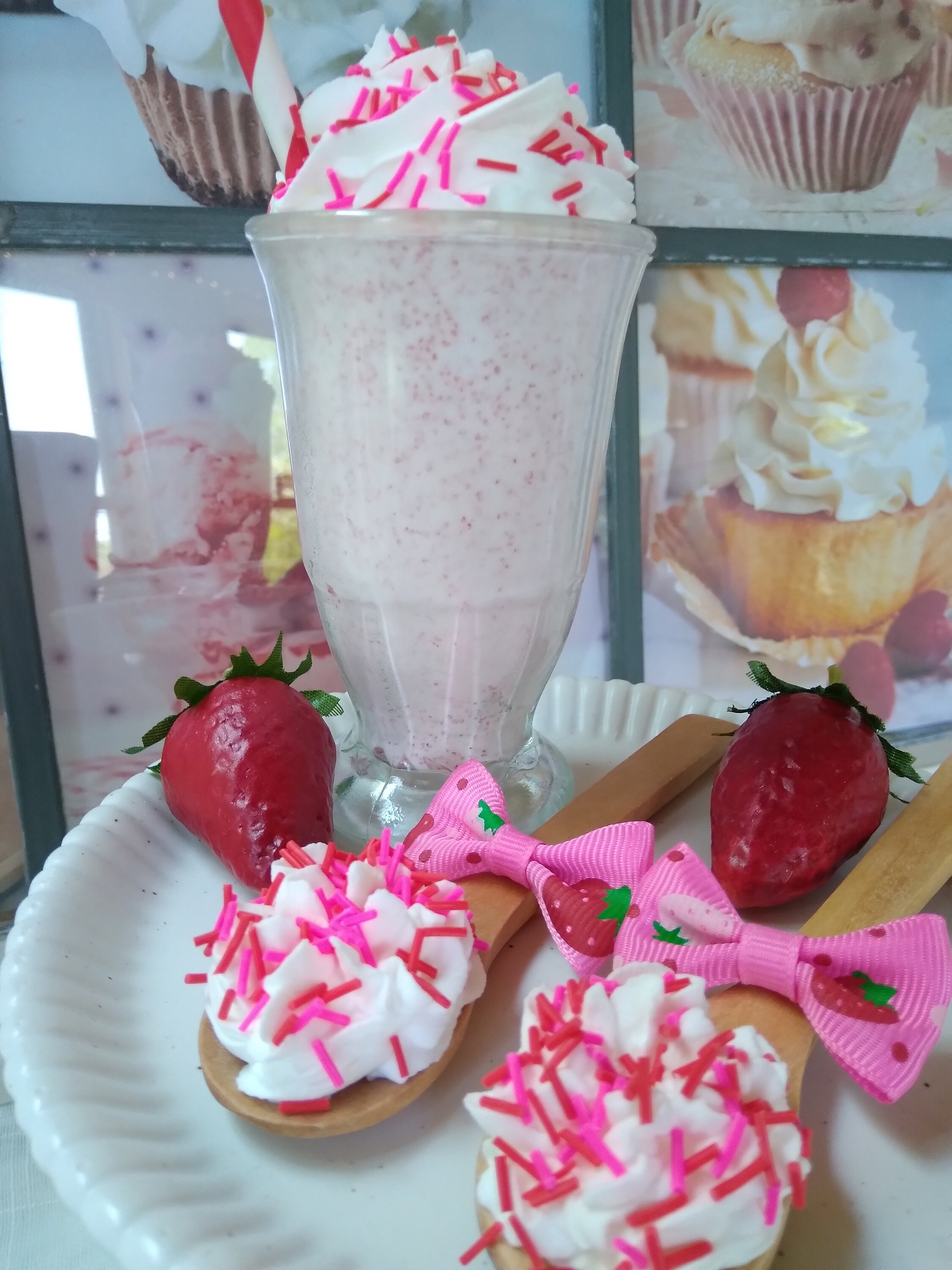 Fake Milkshake Display Faux Ice Cream Dessert Decor - Etsy