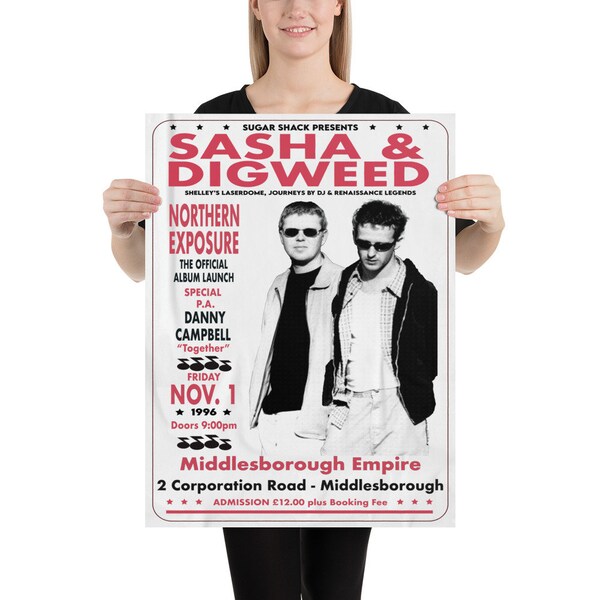 Northern Exposure Sasha Digweed Poster - Etsy Ireland