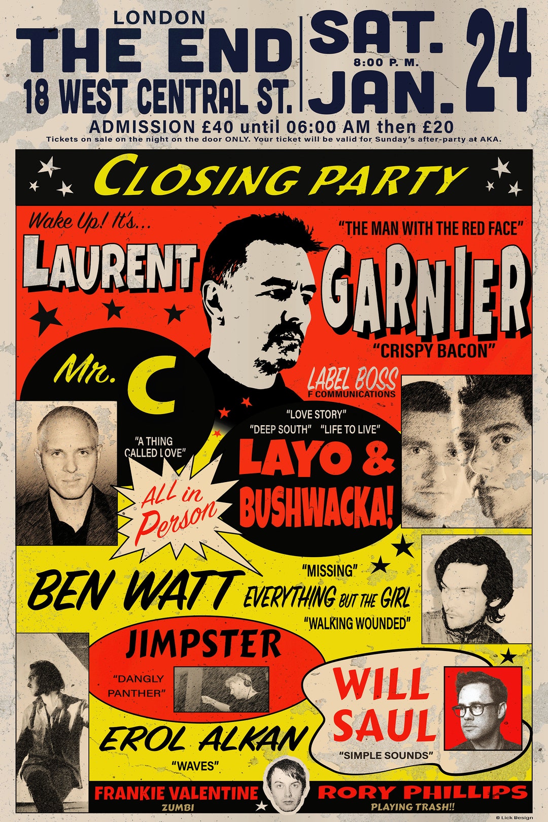 The End Club Closing Party Laurent Garnier Layo Bushwacka London UK ...