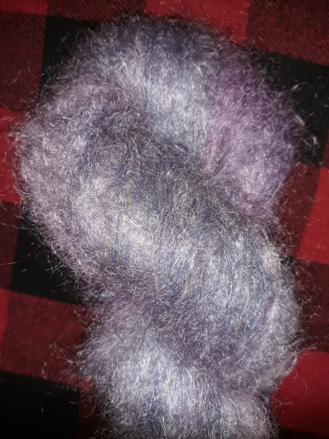 Purple Haze Fluff Superkid Mohair and Silk Hand Dyed Laceweight Yarn - Etsy
