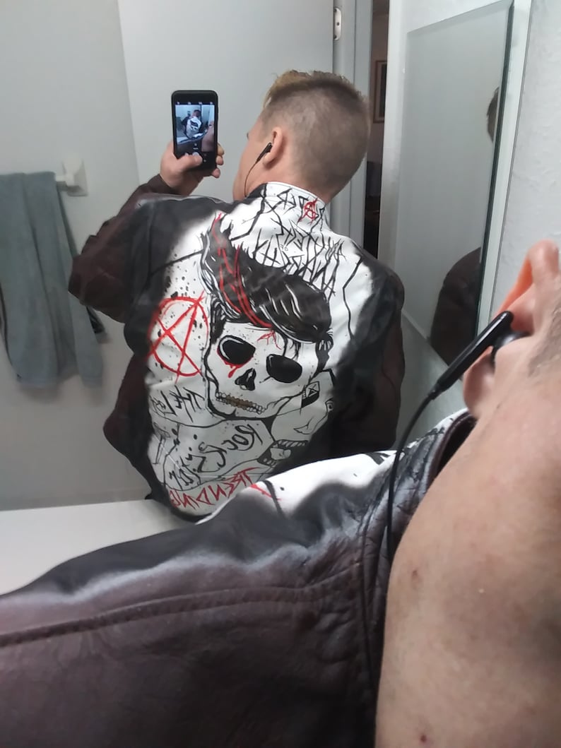 Last Rockstar" Custom Leather (made to Order) Skull - Etsy