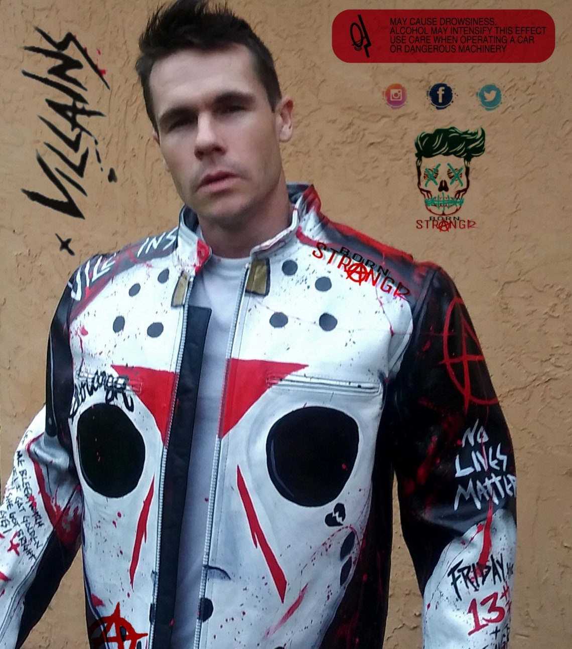 T.G.I.F. | Custom Leather | Villains Lmtd. Series #4/10 | Custom Made ...