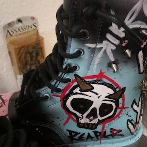 RE4PER' Custom Boots | Architects of Anarchy Series | Unlimited - Etsy