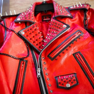 Studded Leather Jacket | Unlimited Series - Etsy