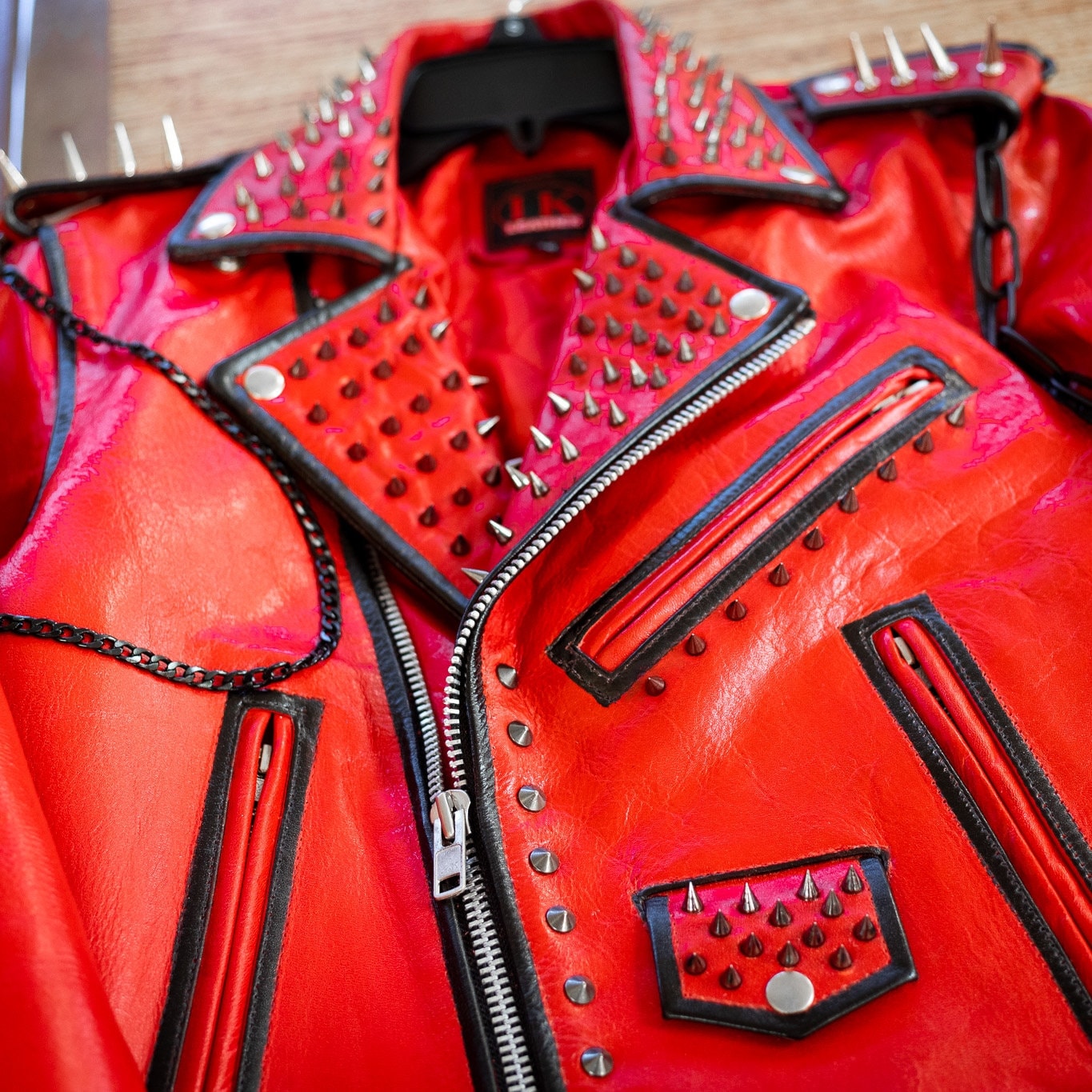 Studded Leather Jacket Unlimited Series - Etsy