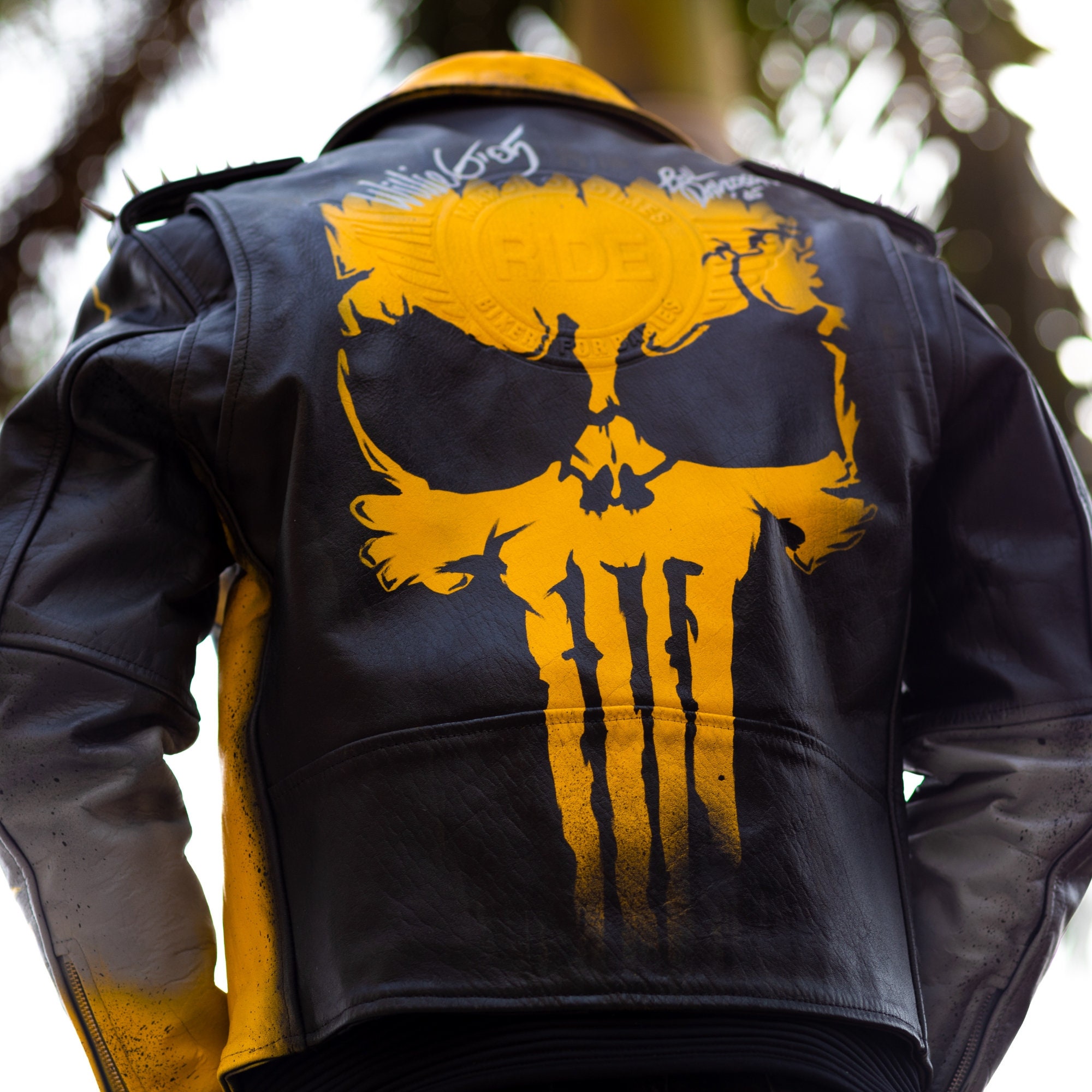 Welcome to the Jungle Custom Leather Jacket Limited 1/1 - Etsy