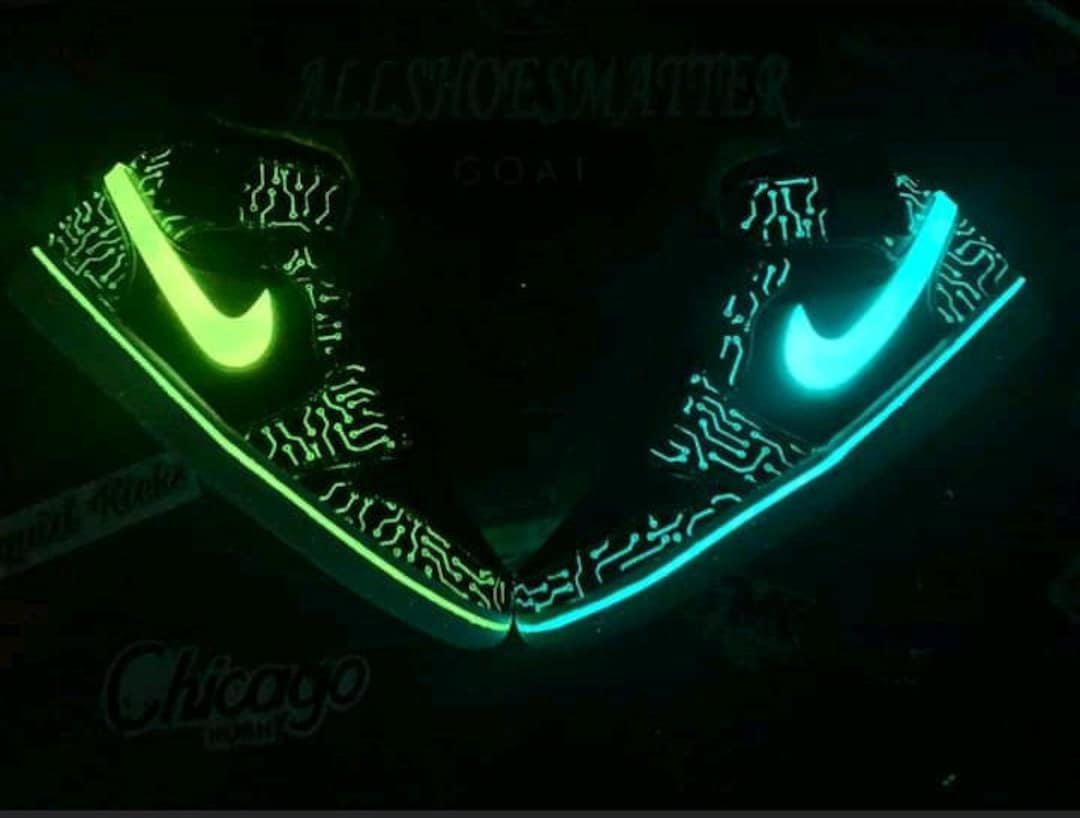 Neon Custom Leather Jacket or Shoes - Etsy