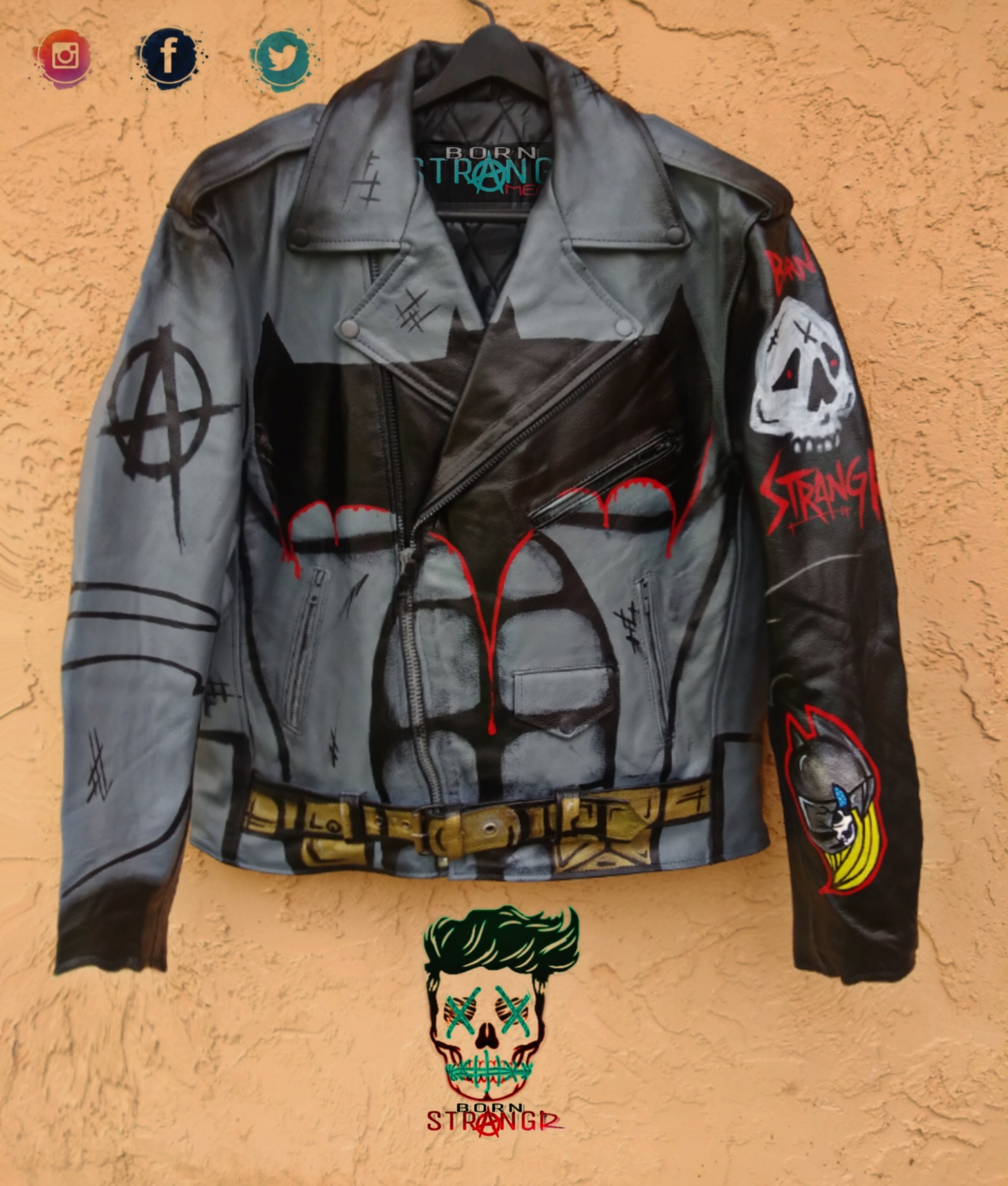 I'm Vengeance | Custom Leather Jacket |all Sizes and Genders - Etsy