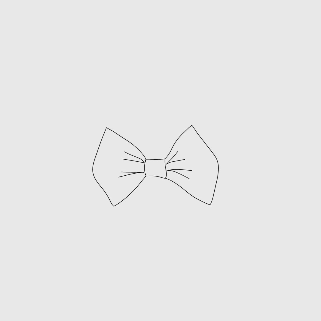 Chic Bow Tie - Sewing Pattern - Etsy