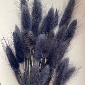 Dark Blue Bunny Tails - Etsy