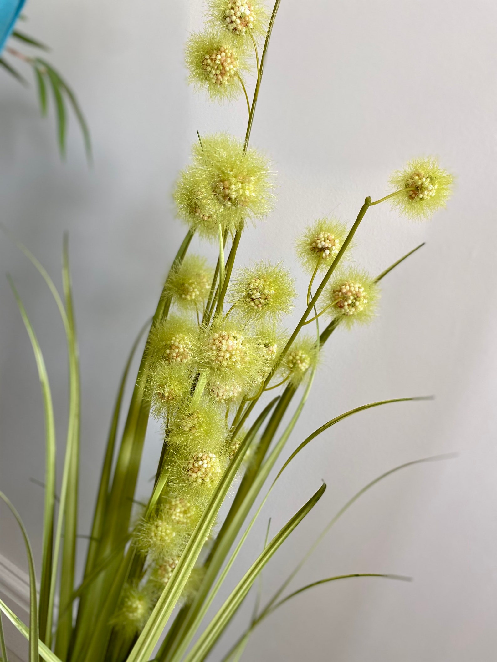 Pom Pom Grass green Floor or Table Decor - Etsy UK