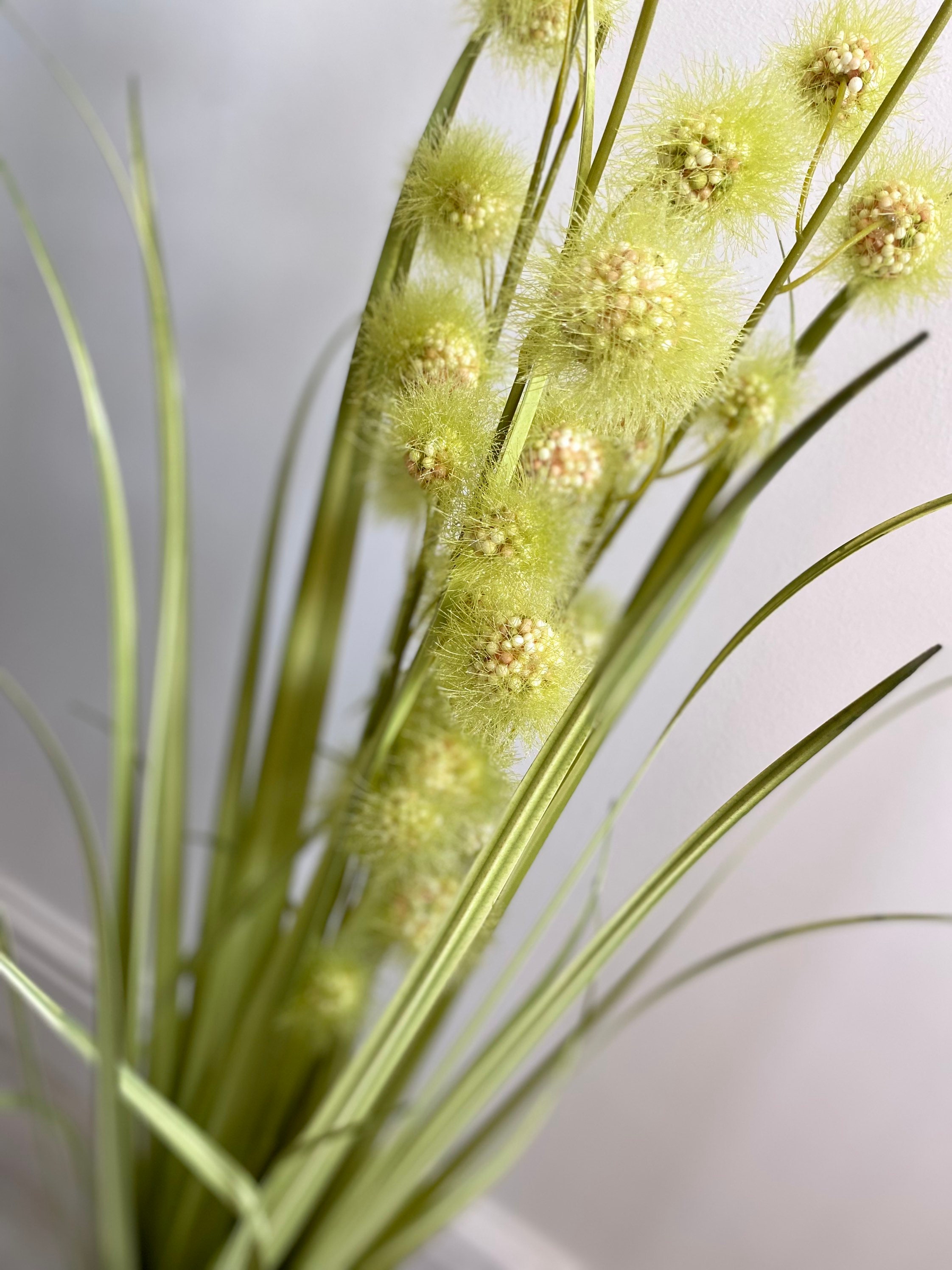 Pom Pom Grass green Floor or Table Decor - Etsy UK