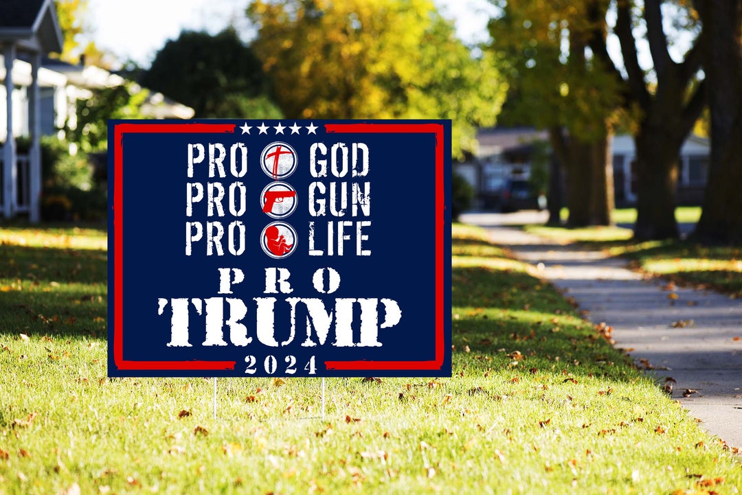 Pro Trump Yard Sign Digital Download - Etsy