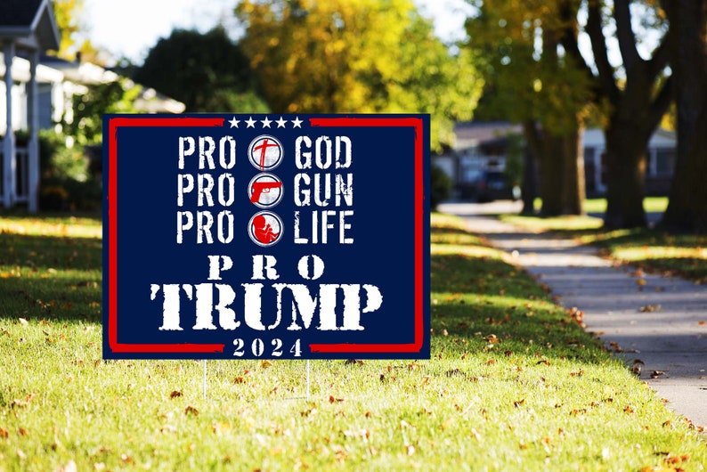 Pro Trump Yard Sign - Etsy
