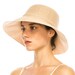 Women's Beach Hat Bucket Straw Hat Pocketable Sun Hats for Women - Etsy
