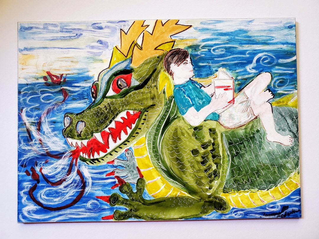 Dragon Story Time - Etsy