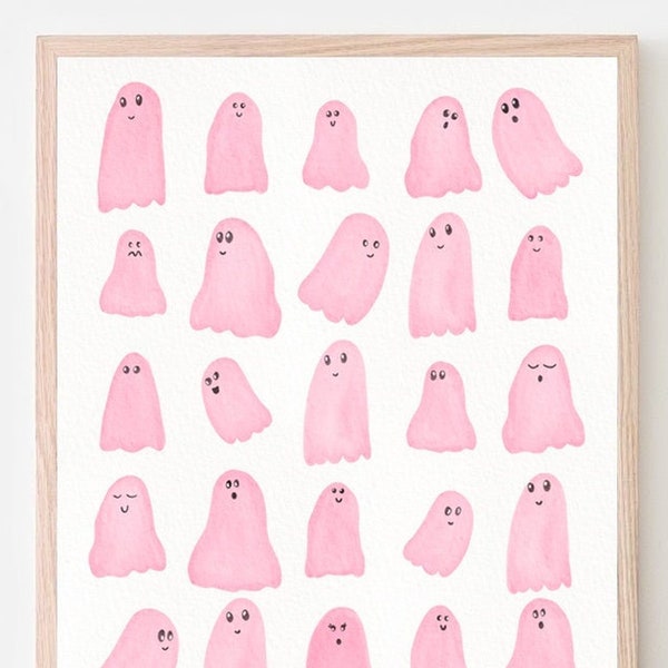 Pink Ghost - Etsy