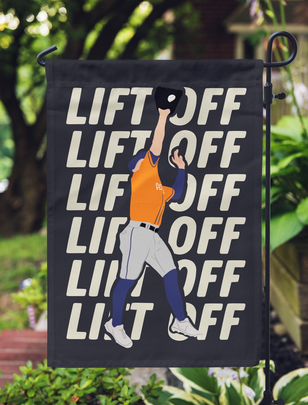 Houston Garden Flag- Christmas Decor- Astrober- Fall- Chas Mccormick ...