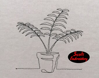 Continuous Line Embroidery - Etsy